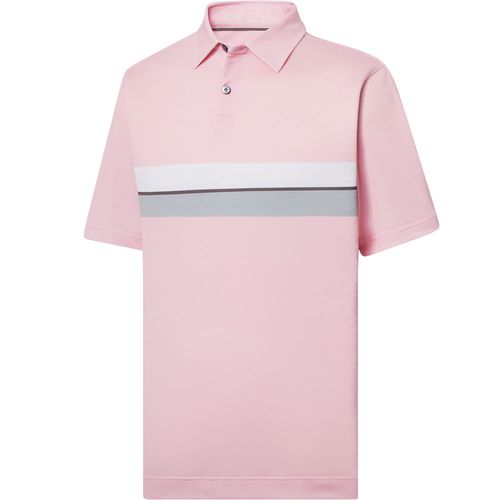 FootJoy Men's Double Chest Band Pique Polo