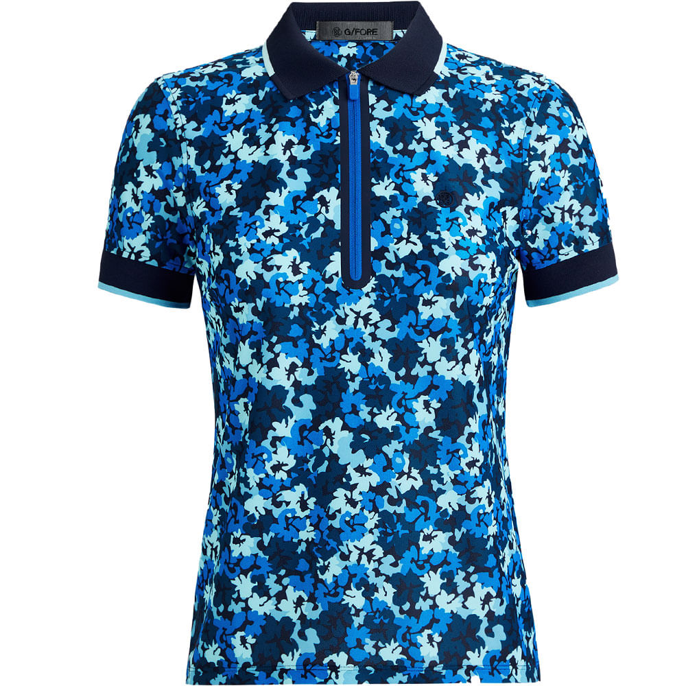 G/FORE Women's Embroidered Icon Tech Pique Sleeveless Polo G/FORE Women's Embroidered Icon Tech Pique Sleeveless Polo