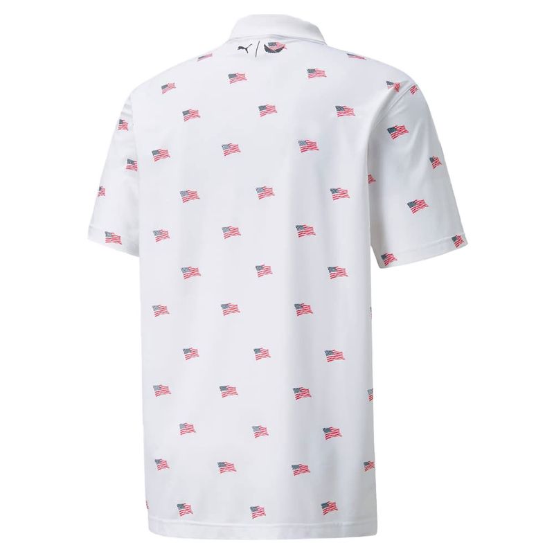 PUMA Men's Volition Flags Polo - Worldwide Golf Shops